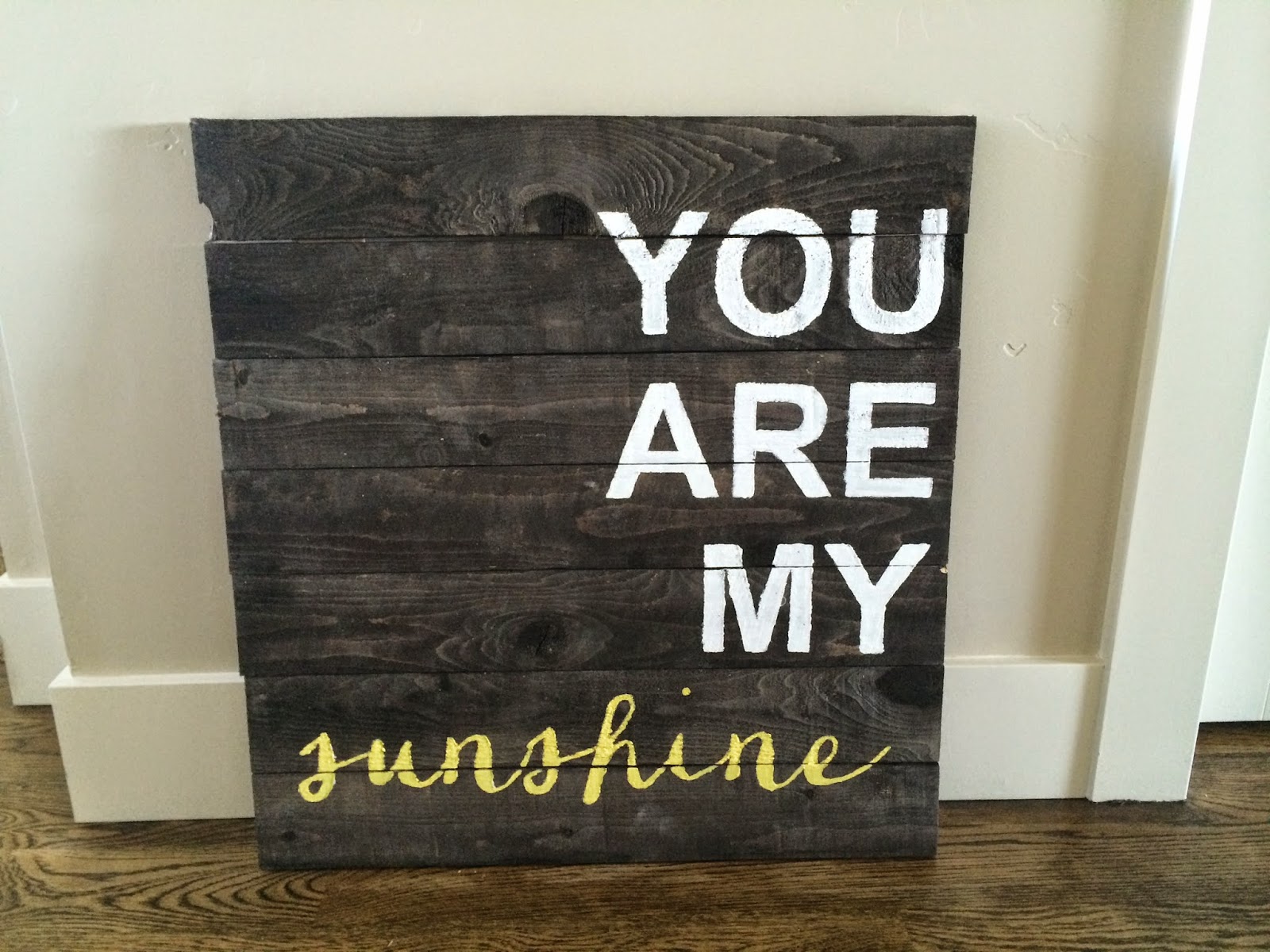 DIY: you are my sunshine board | Miss Audrey Sue
