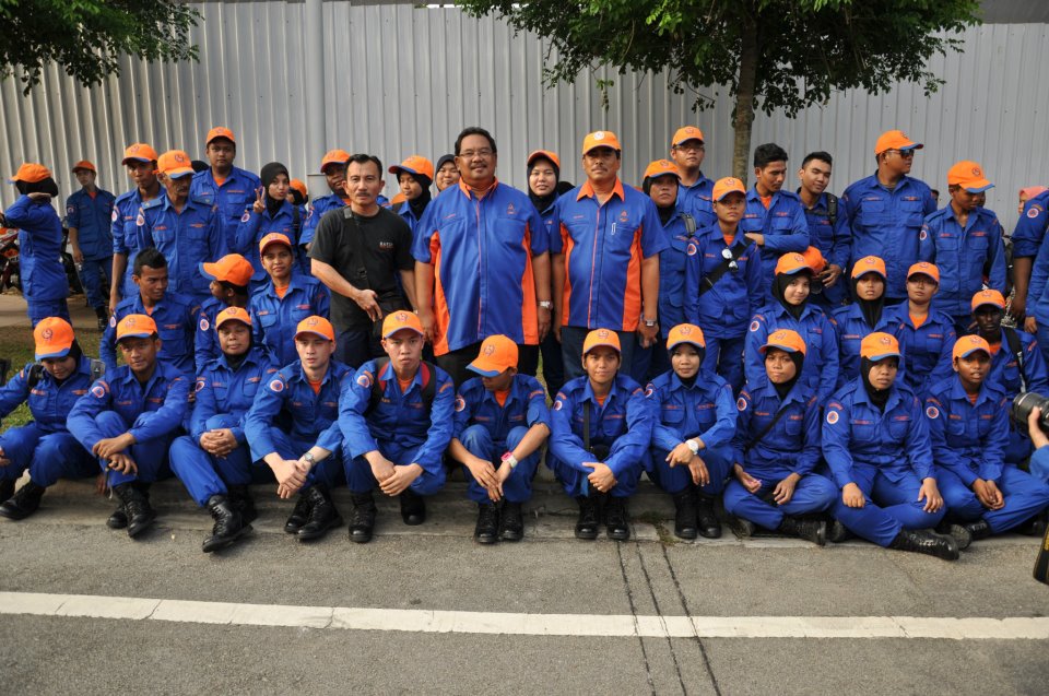 Civil Defence of Malaysia ( CDEF ): Dato KP JPAM bersama pasukan JPAM