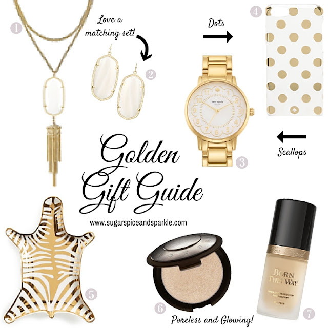Holiday Gift Guide - Gifts of Gold! - Sugar Spice and Sparkle