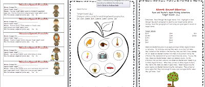 The Talking Owls: September Articulation Home Practice Packet