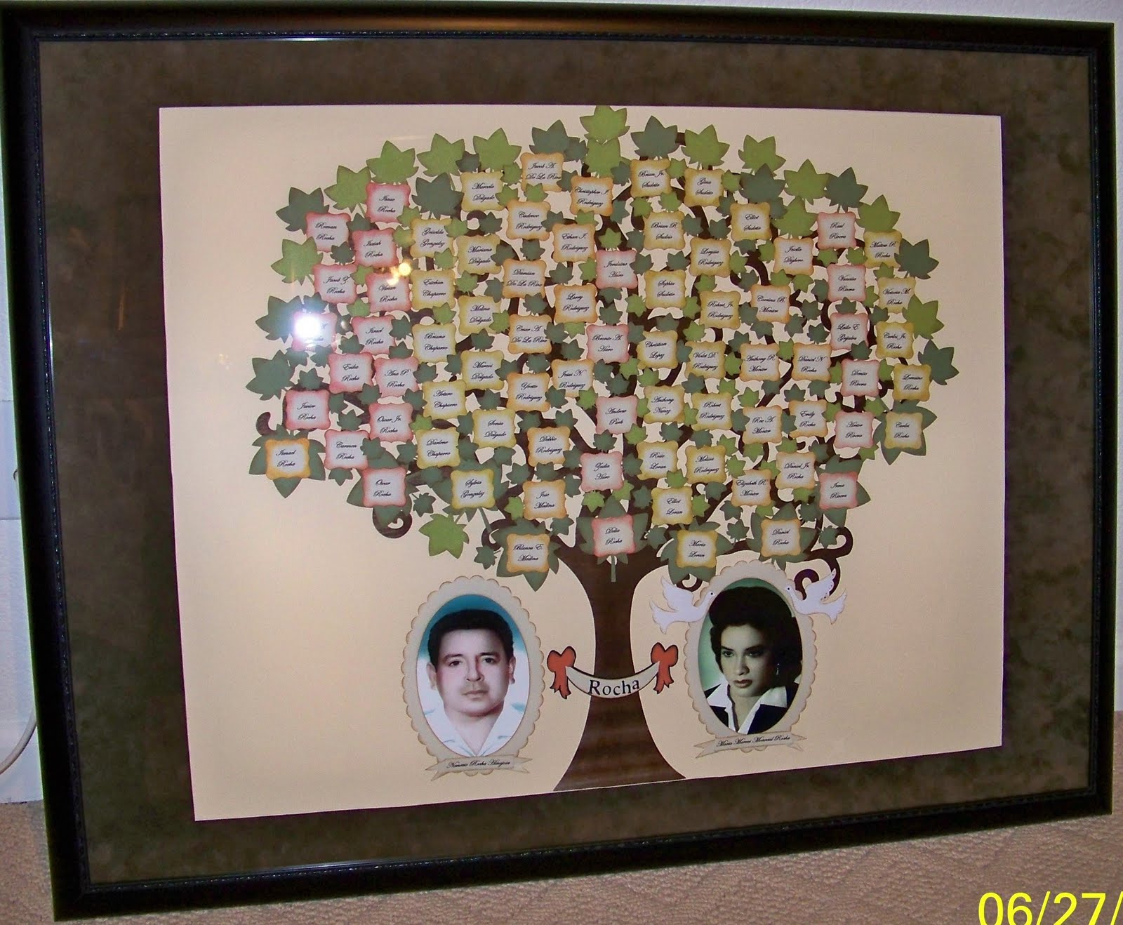 Lisa's Crafts: Rocha Family Tree 2011