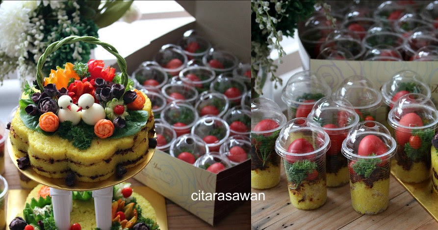 Pulut Kuning Berhias 2 Tingkat dan Pulut Mini Doorgift - Siti Hazza ...