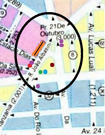 Prédios dos anos 60 no Alto Maé - Rua João Albasini