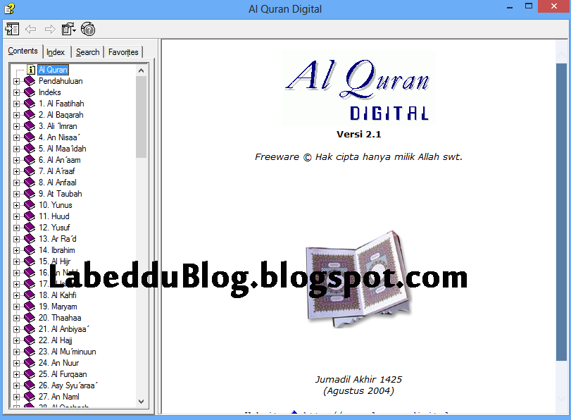 Free Download Al-Quran Digital For Pc | Labeddu's Blog