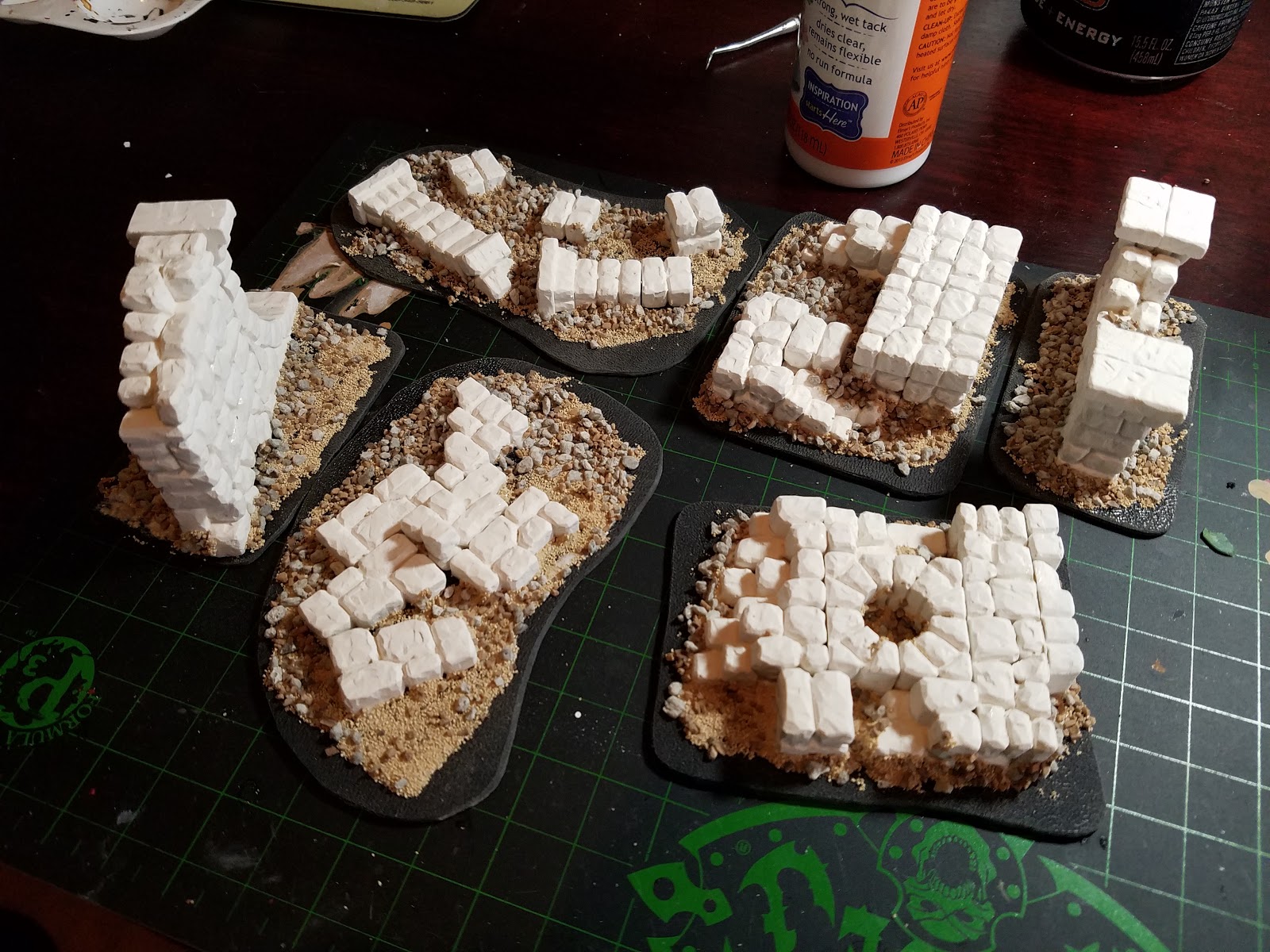 Dice of the First Degree: Guildball Terrain -or- A Hirst Arts Commercial