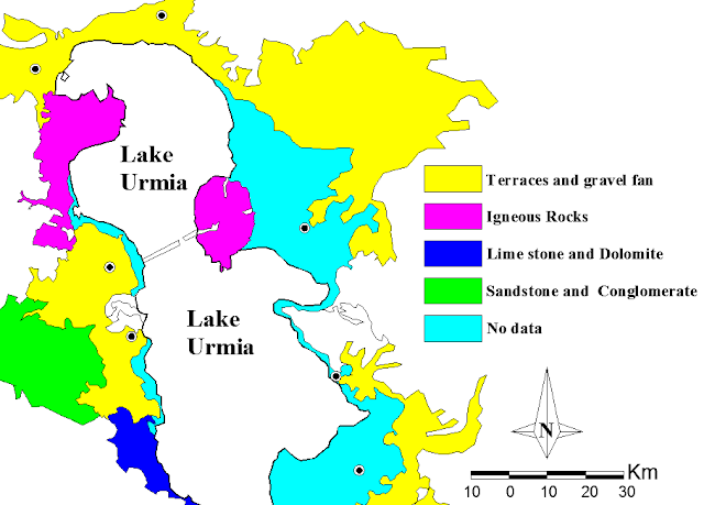 A Research on Lake Urmia (Orumieh): Lithology of groundwater in Lake Urmia