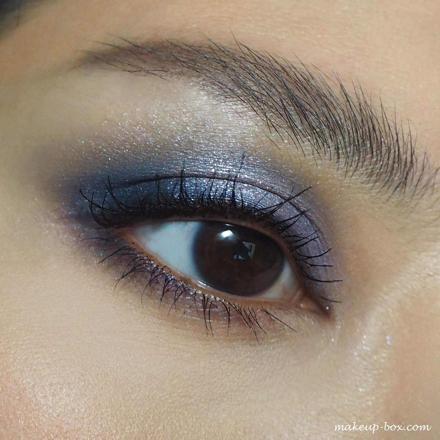 The Makeup Box: Midnight Periwinkle: Metallic Sparkly Eye Look (feat ...
