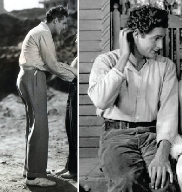 my new plaid pants: Gratuitous Charles Farrell