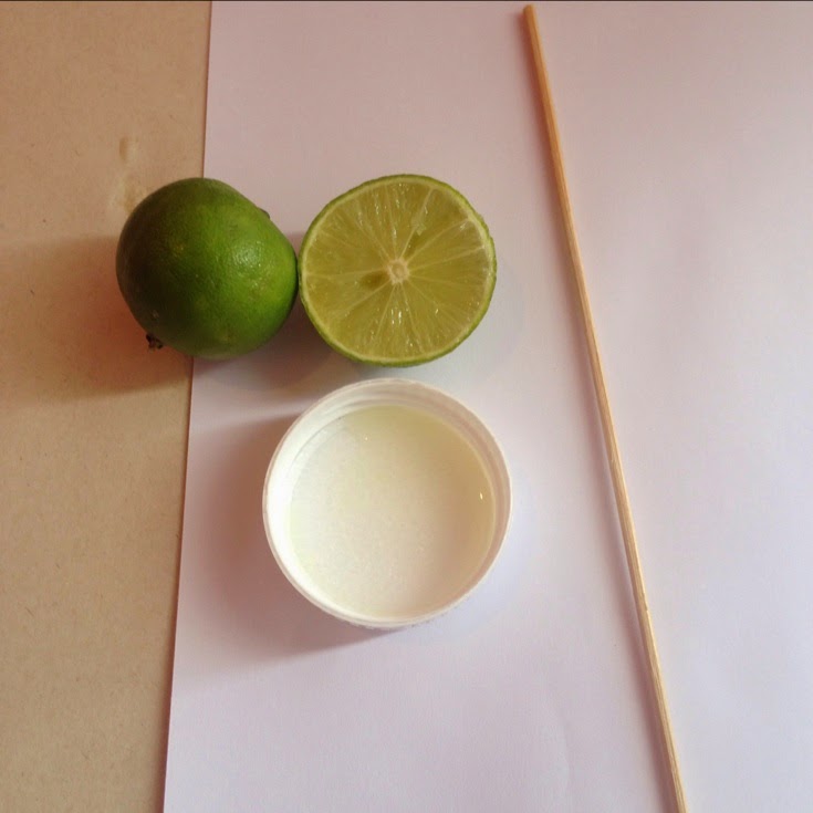 El cuexcomate: Tinta invisible con jugo de limón