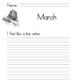 First Impressions: March Lion/Lamb Writing Freebies