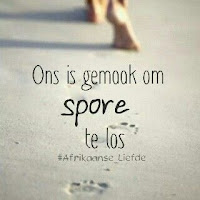 Vanuit my pen: Hoe lyk die voetspore wat jy los in mense se lewens?