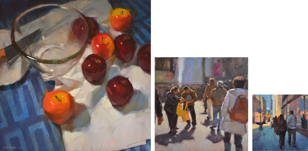 Carol Marine's Painting a Day: City Glow