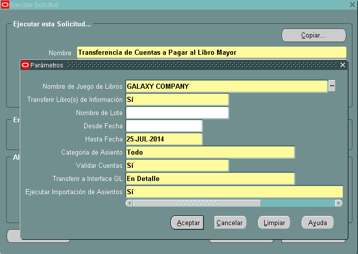 Compartiendo Tips de Oracle: Transferencia de Cuentas a Pagar al Libro ...