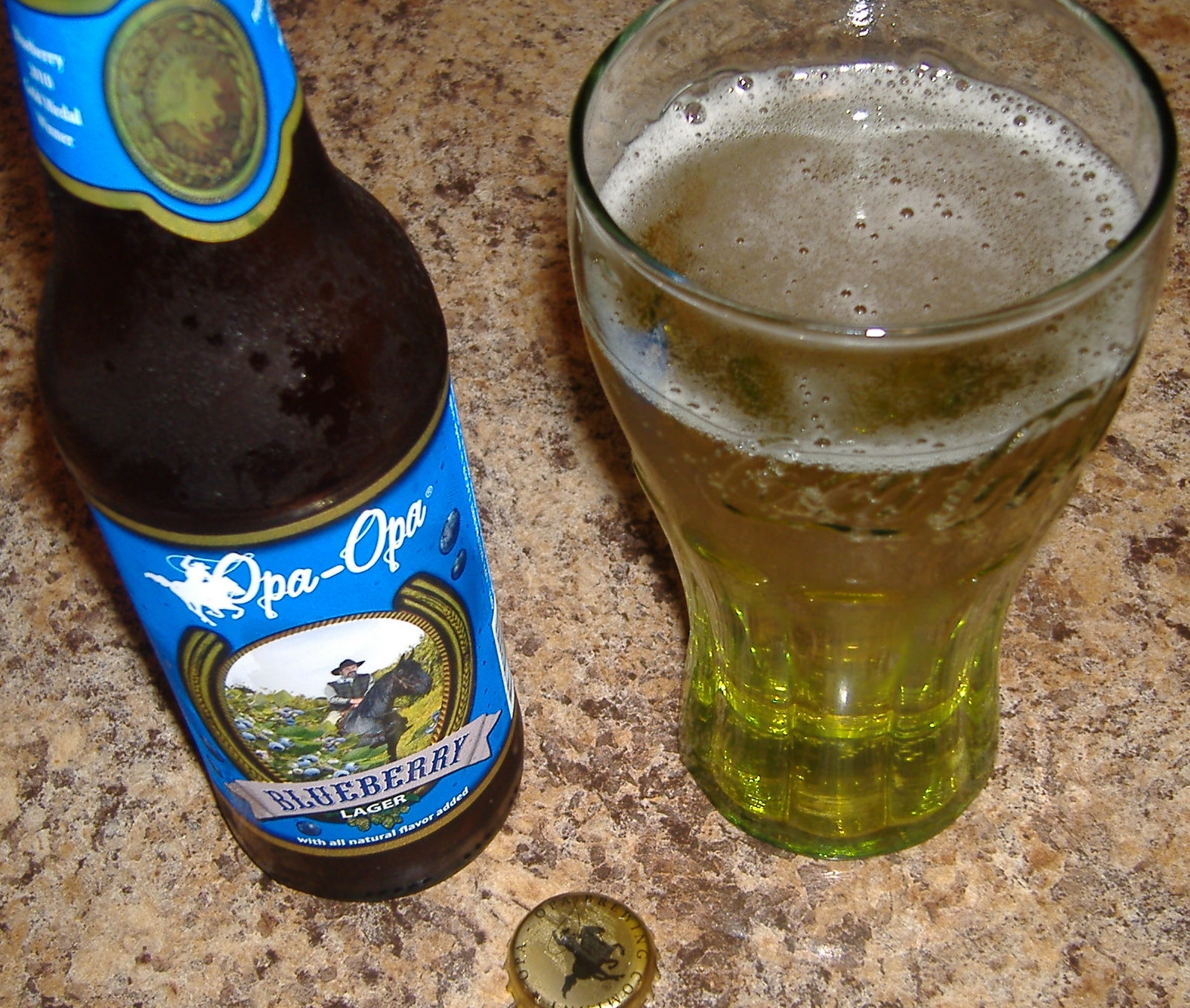 Horror Movies and Beer!: Opa-Opa Blueberry Lager