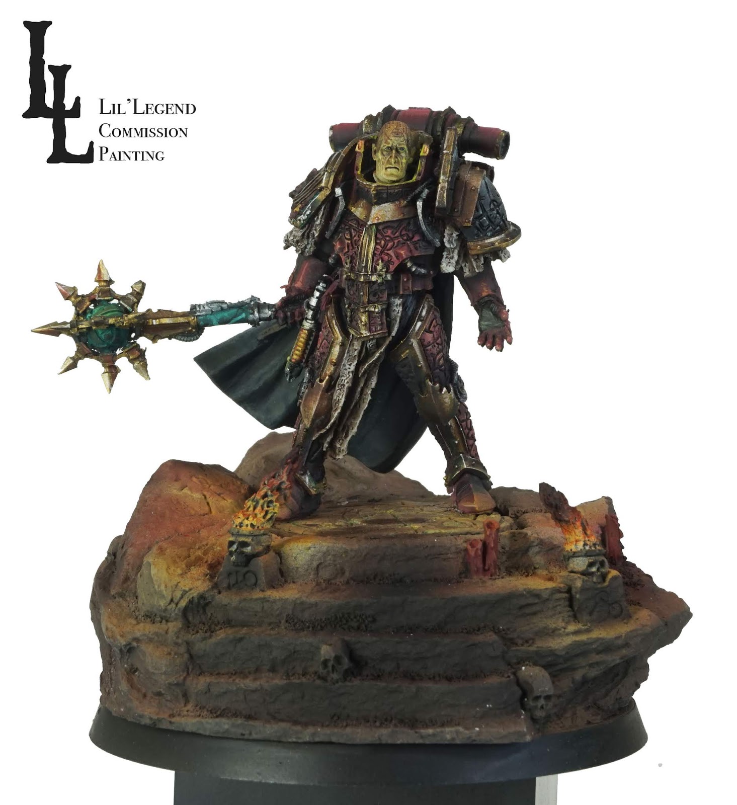 Painted Lorgar Model
