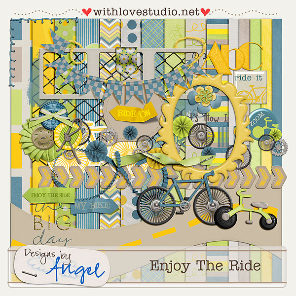 Scrapping With Angel: Enjoy The Ride Freebies