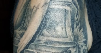 Tattoosday (A Tattoo Blog): Susan's Angel of Grief (Tattoosday Walks ...