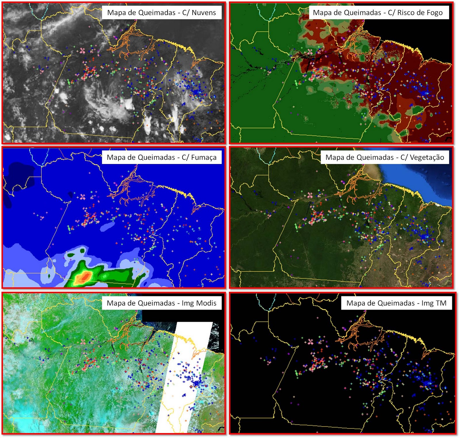 geopara.blogspot.com.br: Queimadas - Monitoramento de Focos