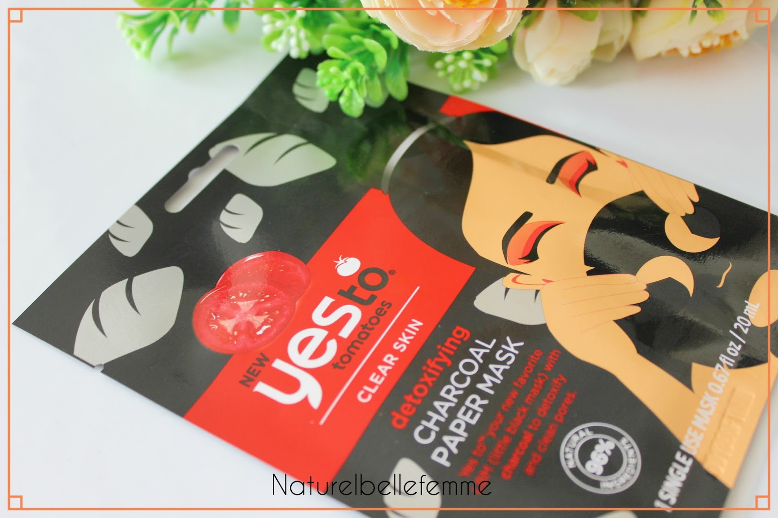 Yes to Tomatoes Charcoal paper mask