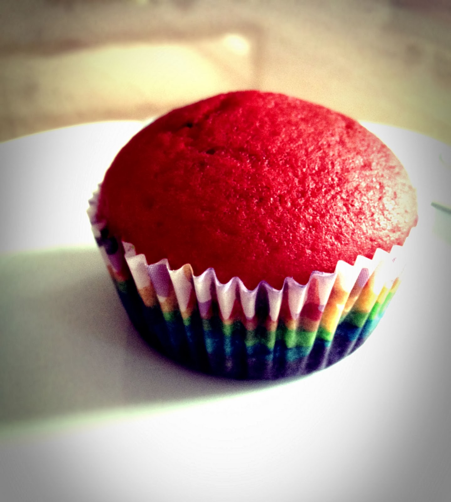 Backen macht glücklich: Vanille (Rainbow) Muffins