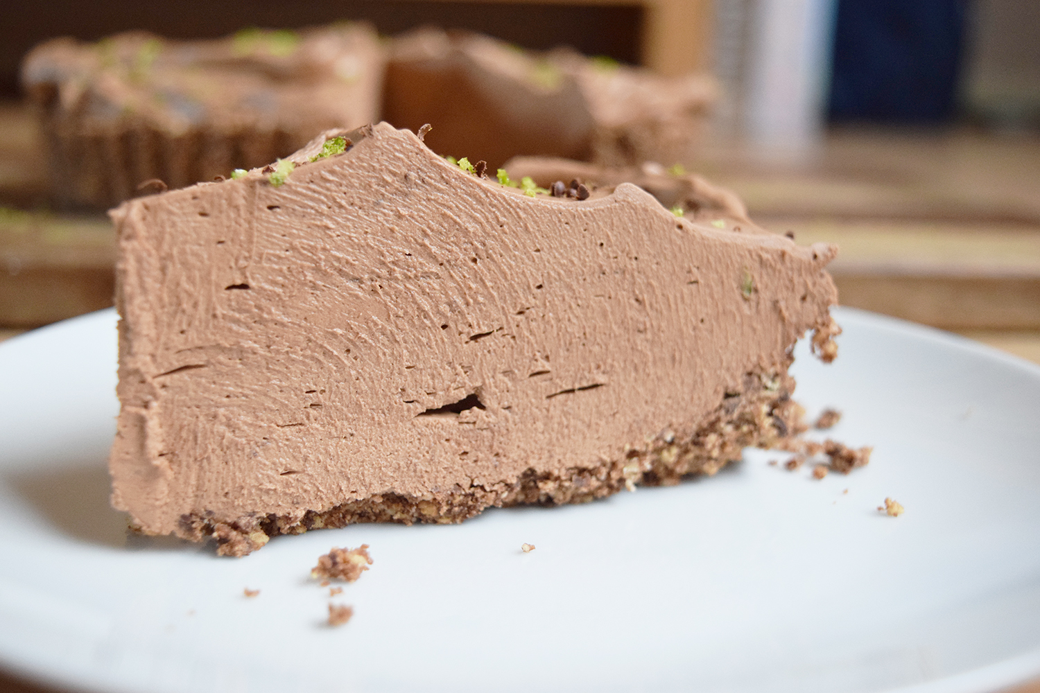 Chocolate Key Lime Pie - A Wee Bit of Cake
