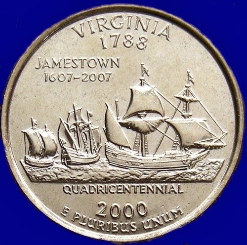 Monedas de México y el Mundo: Estados Unidos: 25 Centavos del 2000 (D ...