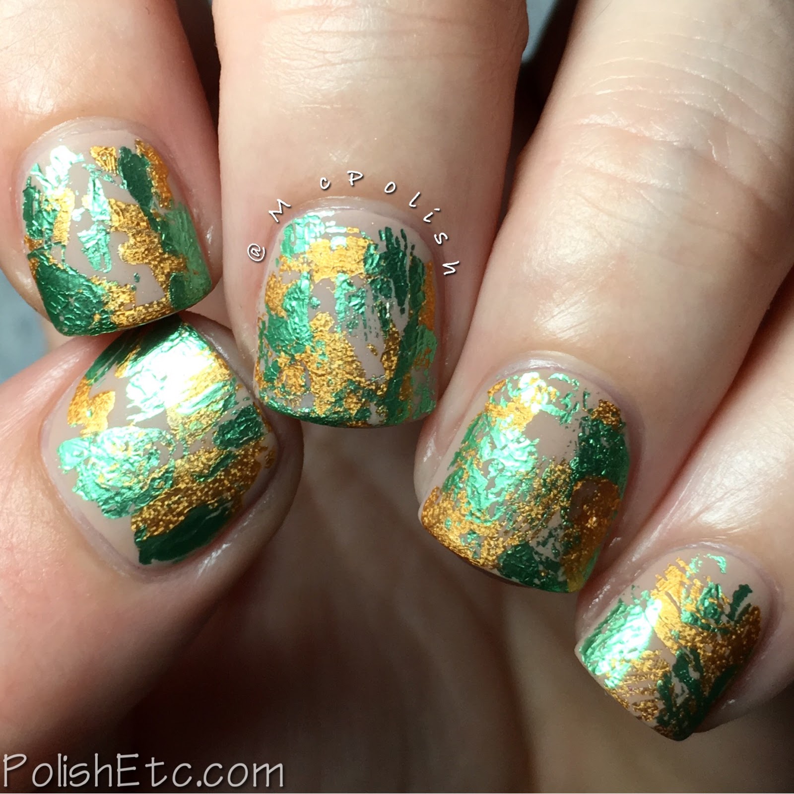 Green Nails for the #31DC2016Weekly - Polish Etc.