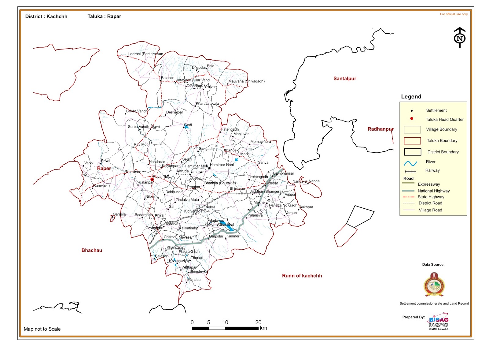 Arya Education: kachchh Taluka map