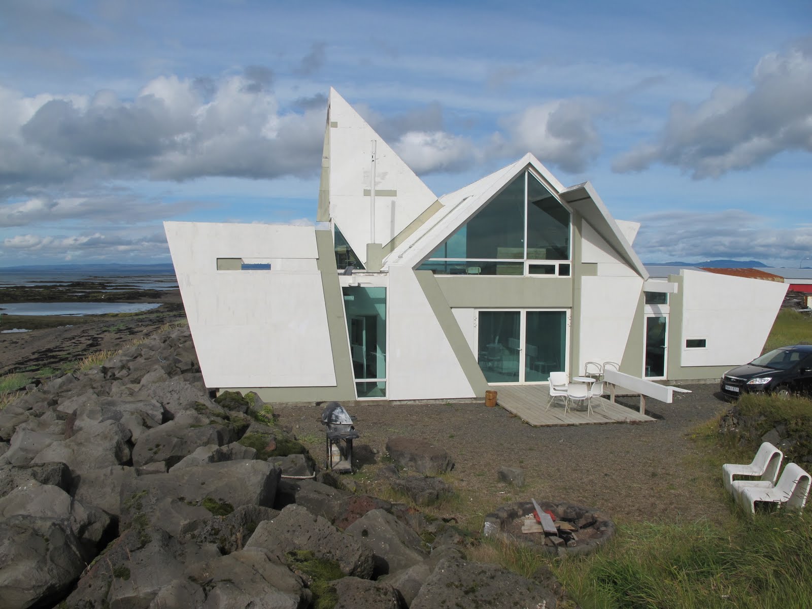 Iceland 2011: Stokkseyri, Iceland - home of Gudjon Bjarnason - Artist