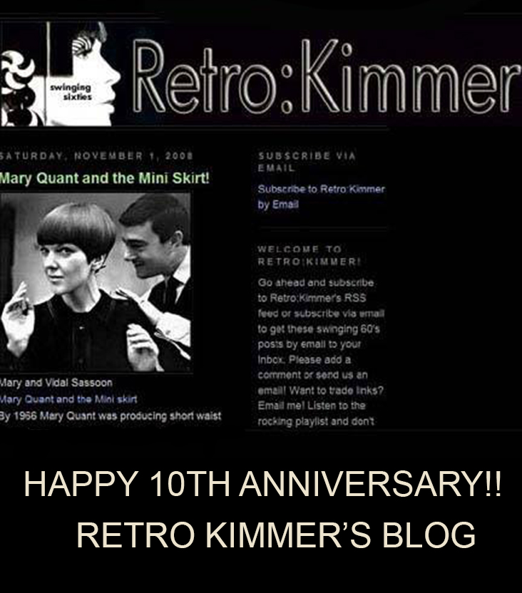 RETRO KIMMER'S BLOG: HAPPY 10TH ANNIVERSARY RETRO KIMMER'S BLOG!!!