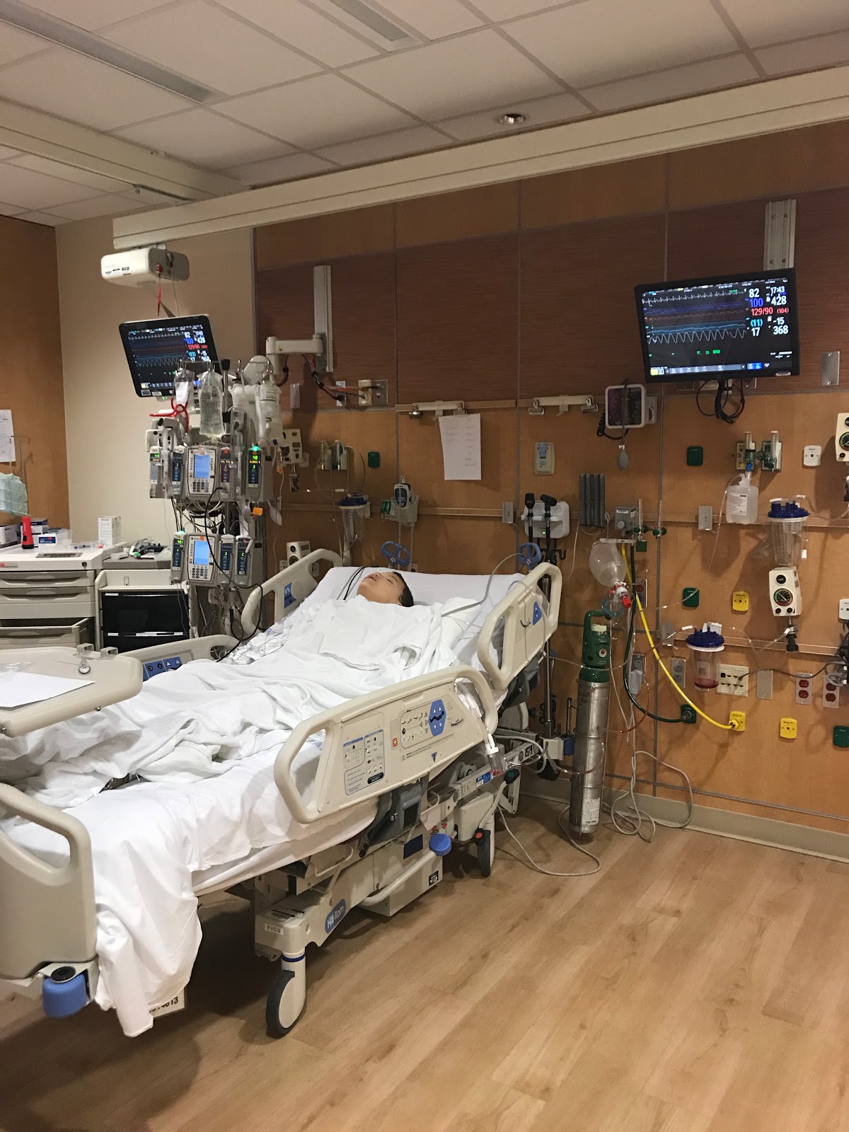 Broc's Journey: In his CVICU room