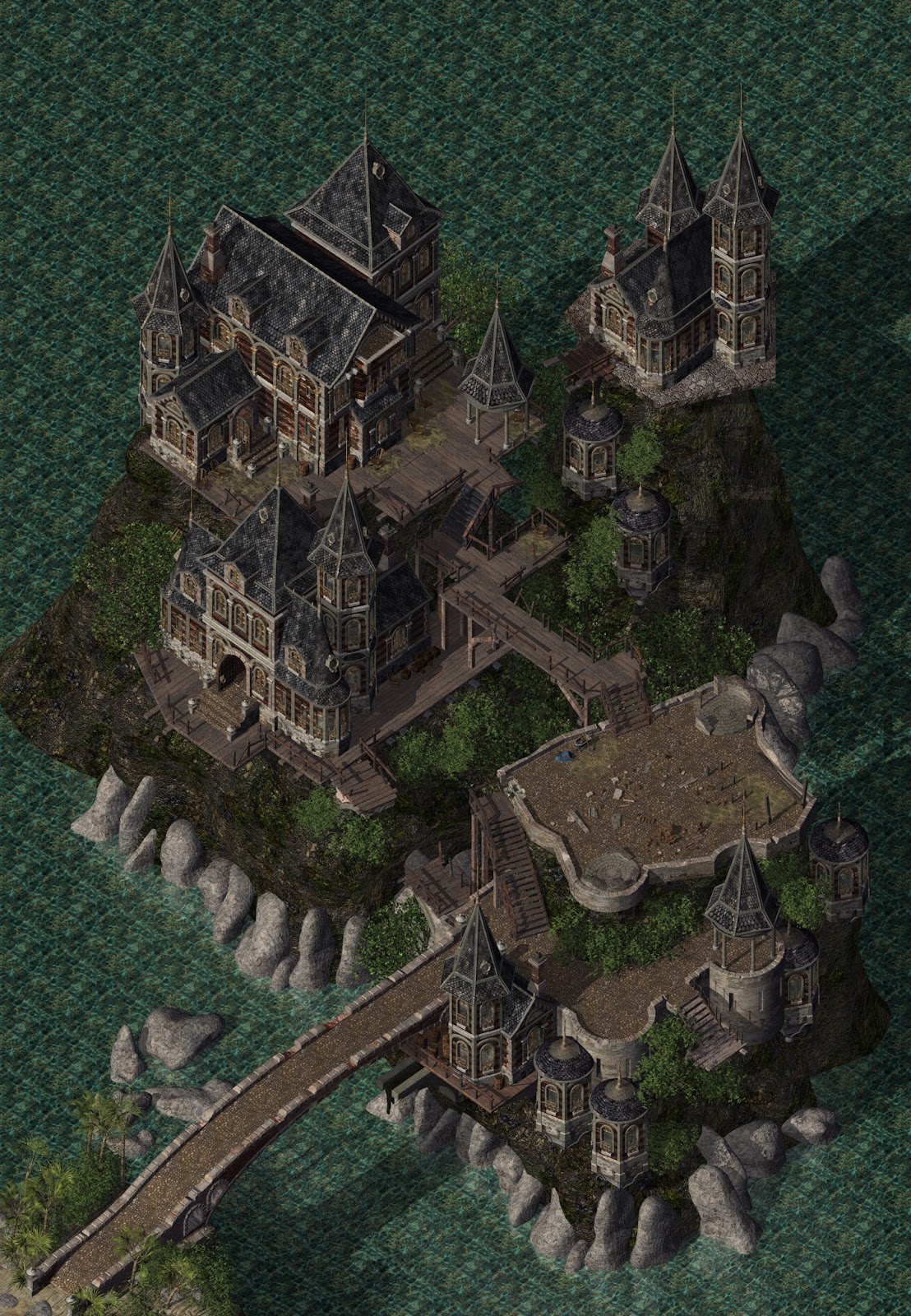 Best cRPGs: Aesthetic Appreciation of BG2 - Part I, Districts of Athkatla