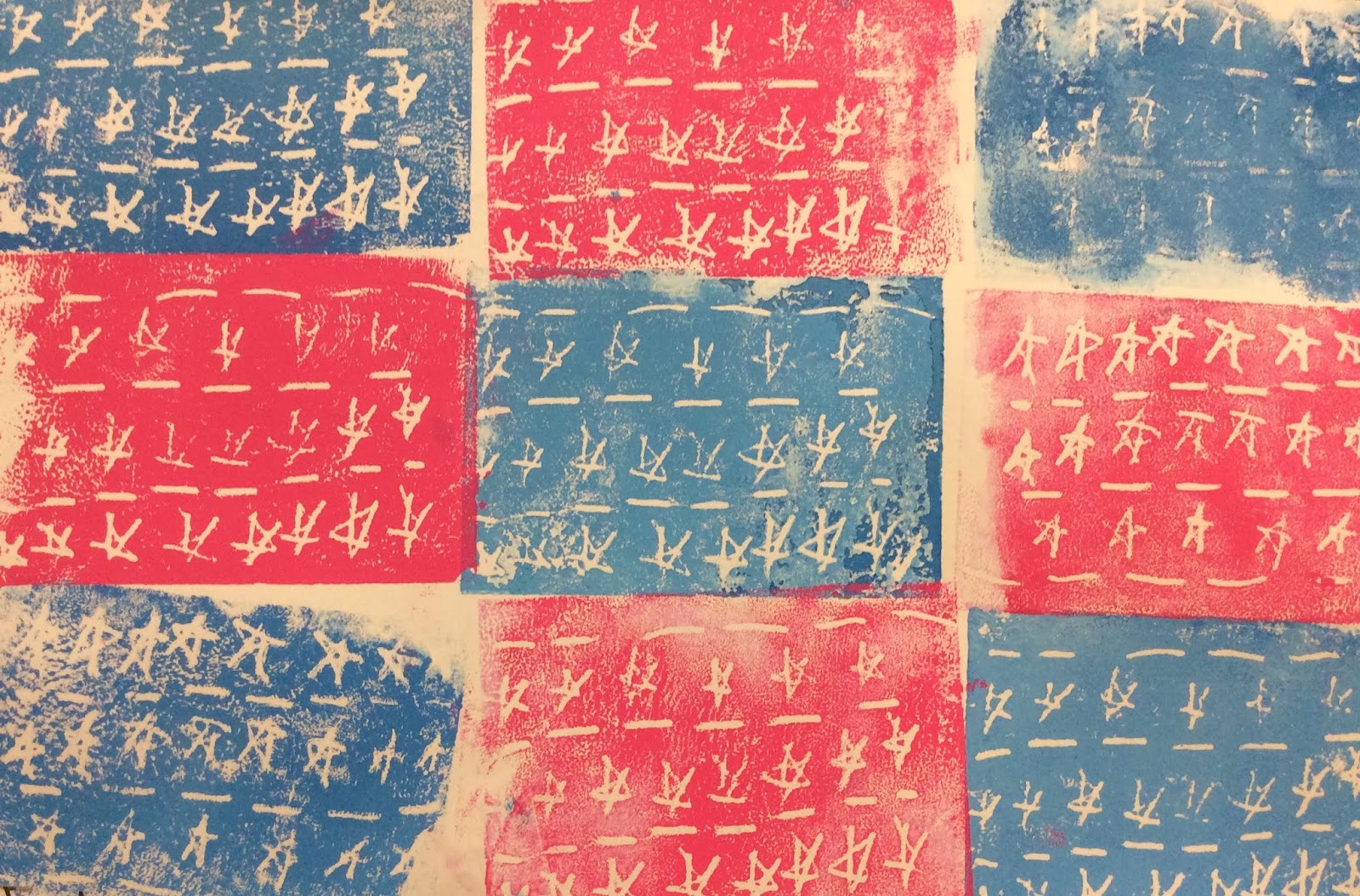 Art with Mrs. Elliott : Printing Patterns in First Grade