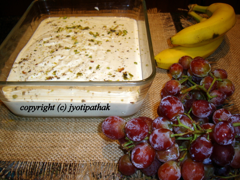 Taste of Nepal: Sikarni - (yogurt, saffron, pistachio dessert)