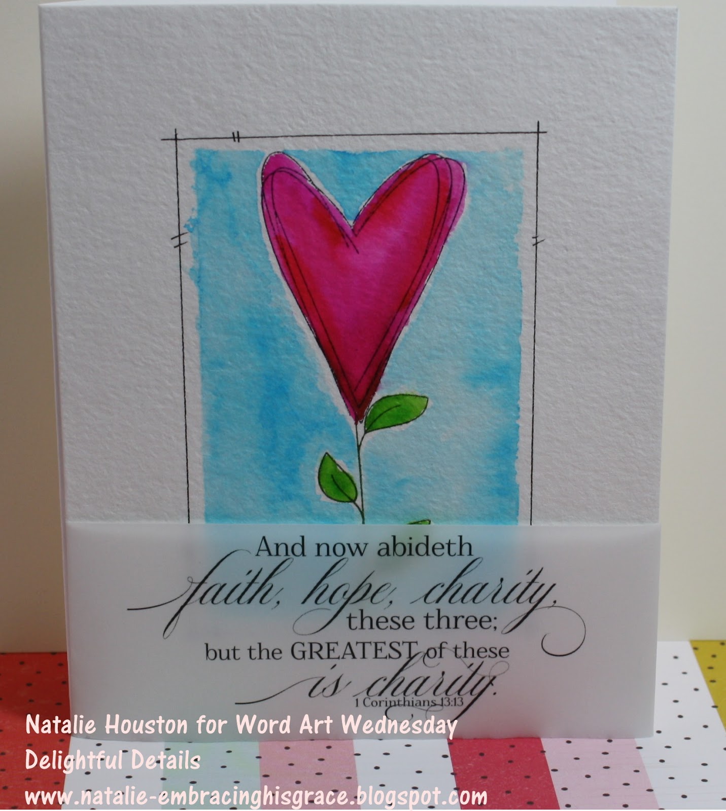 Delightful Details: Faith, Hope and Charity - Word Art Wednesday