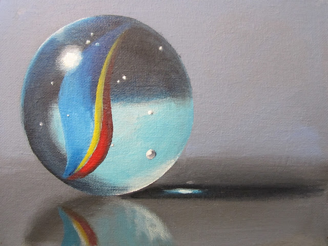 One Painting a Day: Marble Portrait I