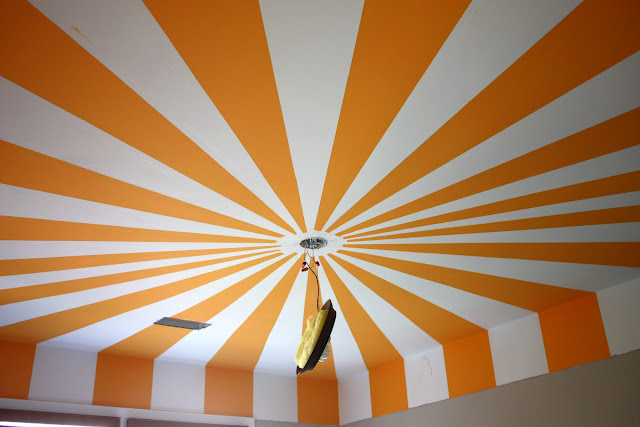 Viva Cindy: The Nursery Part I: A Striped Ceiling