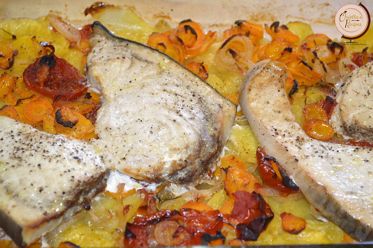 Orietta's Recipes: Pesce spada con patate e verdure alla Polinesiana ...