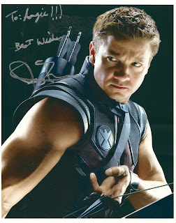 Angie's Autograph Successes: Jeremy Renner