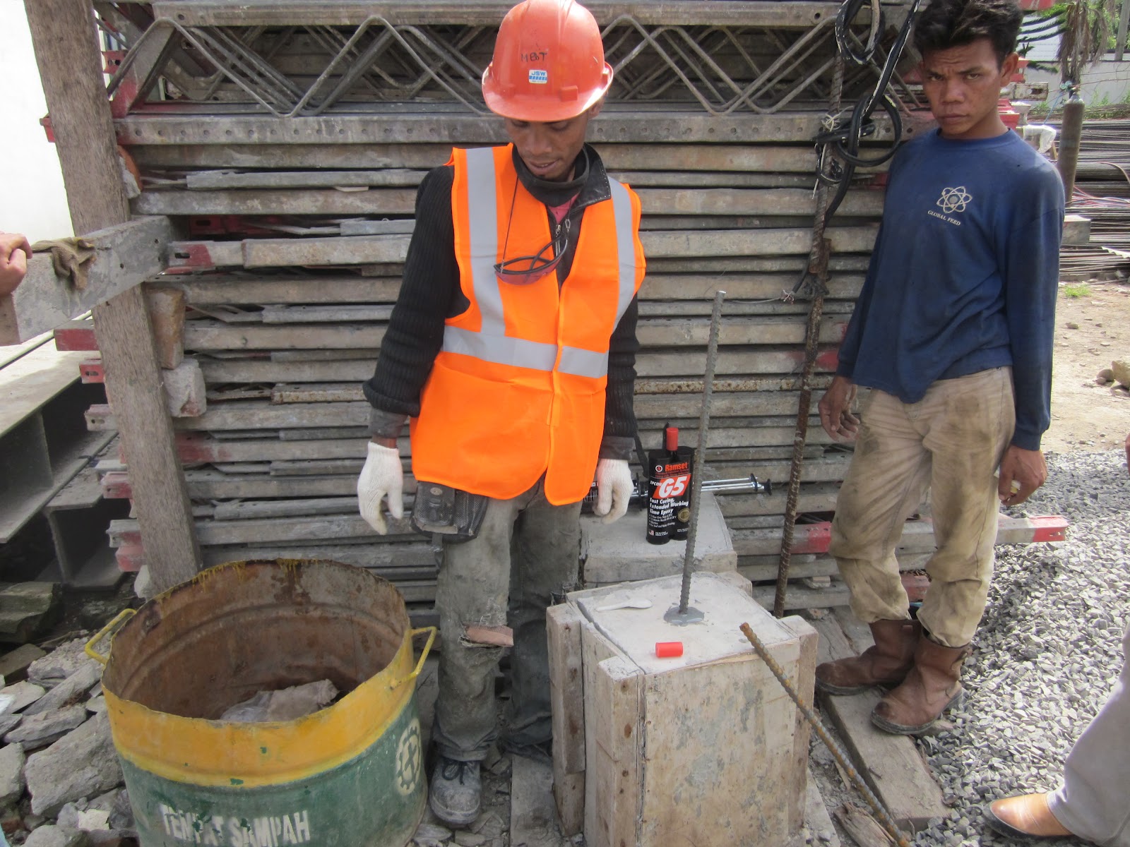 Ramset MBT Medan: Trial Ramset Chemical Anchor T16 ( Rebar 16 mm ...