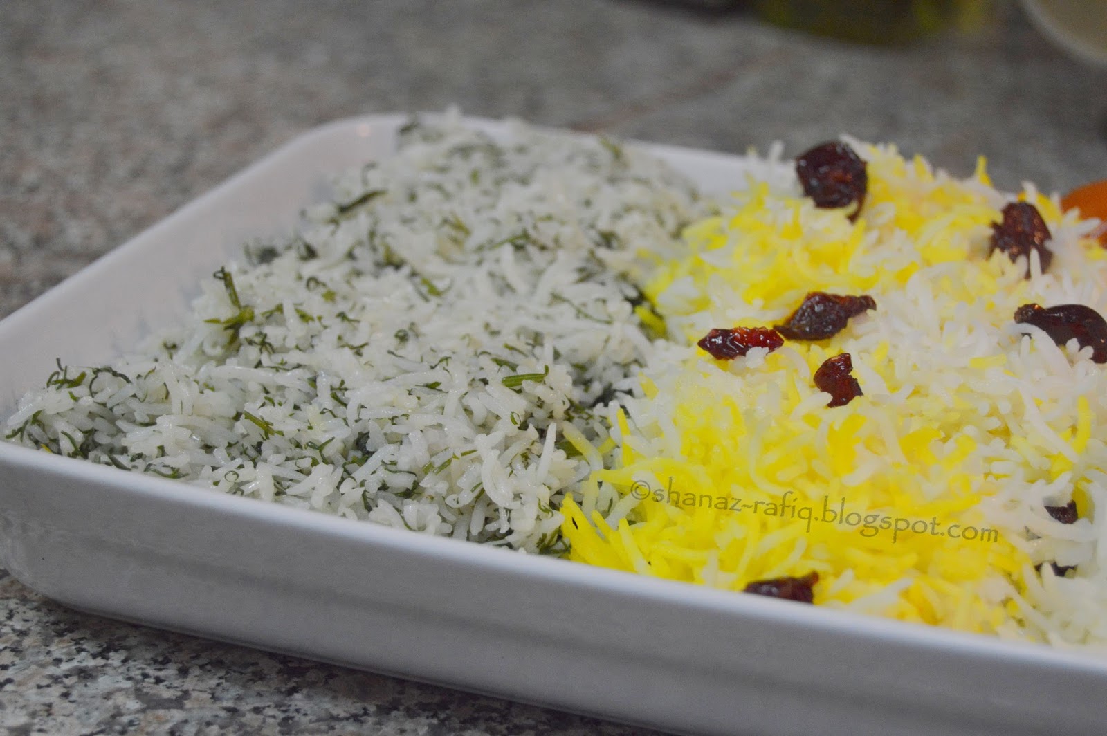 Recipes: Iranian Rice | Irani Dill & Saffron Rice | Random Recipes From ...