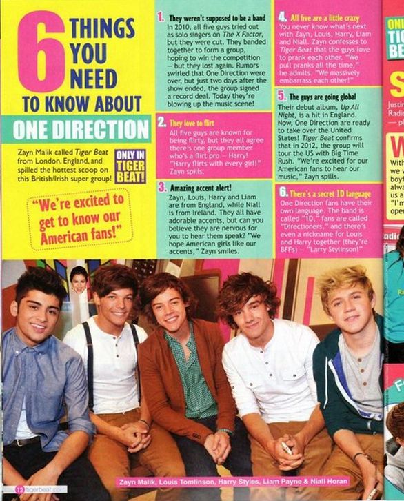 Jonas| Direction| News: Tiger Beat: 6 cosas que necesitas saber de One ...