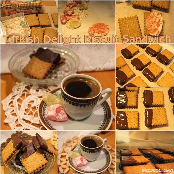 Anzouya: Turkish Delight Biscuit Sandwich