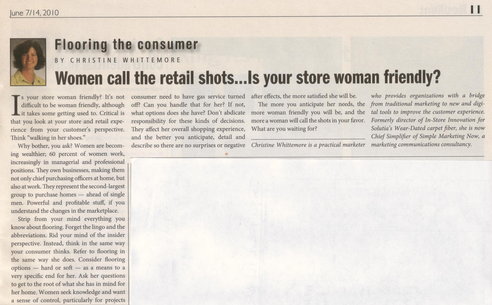 Flooring The Consumer: Women Call Retail Shots; Is Your Store Woman ...