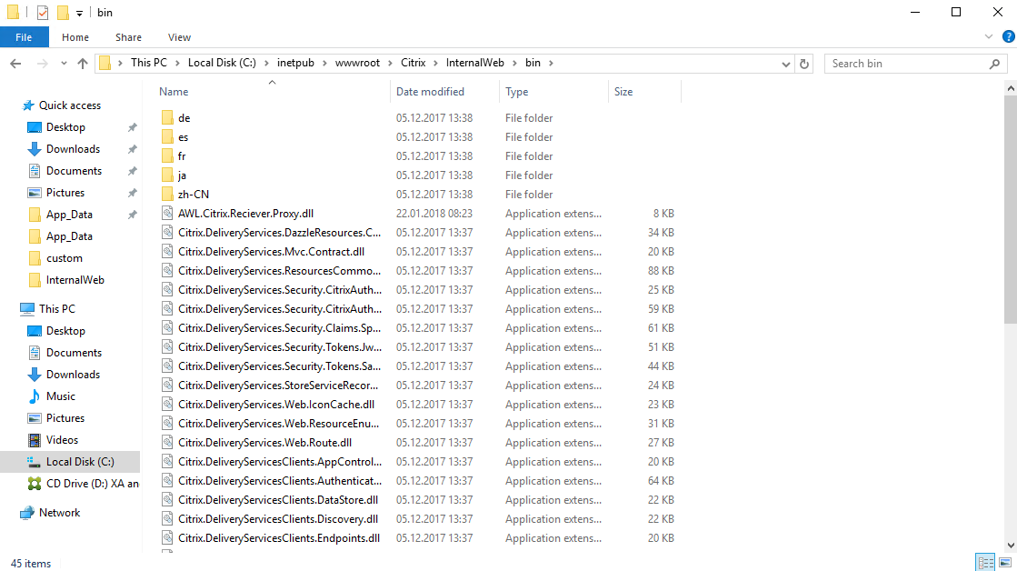 Customizing StoreFront with AWL-Citrix-Storefront