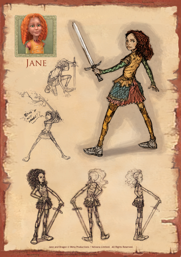 k.artoonarts: Conceptual works for Jane and the Dragon (animated tv series)