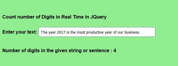 Free Programming Source Codes And Computer Programming Tutorials Count Number Of Digits In Real