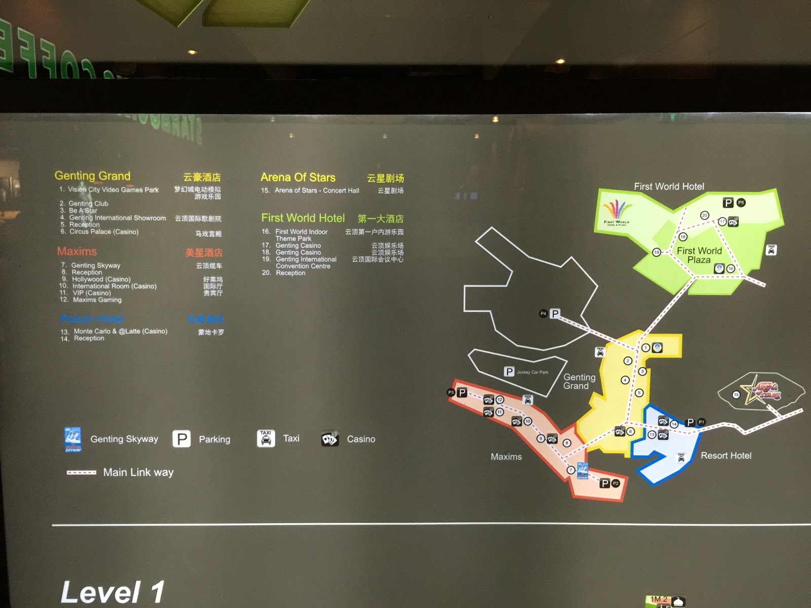 Observe the world: Resort World Genting Grand hotel, Arena of Stars