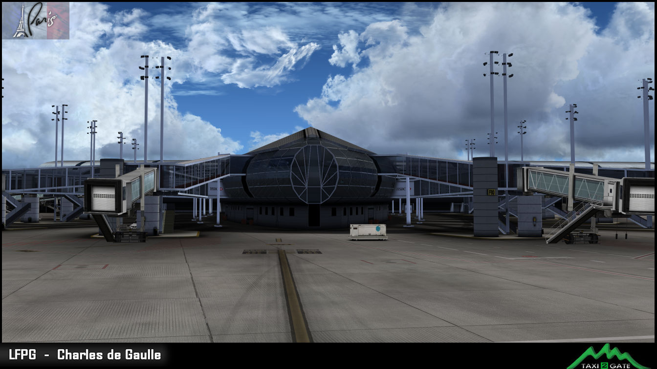 [FSX/P3D] Taxi2Gate - Paris - Charles de Gaulle LFPG - RIP - Master Addons