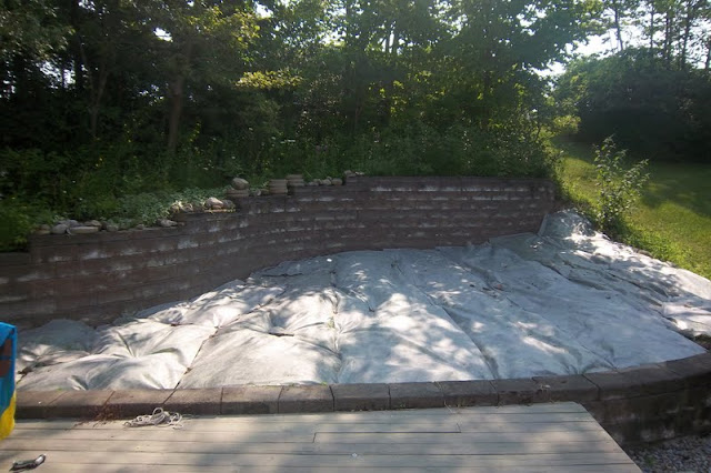 Carnoustie Lane: My DIY Fire Pit with River Rocks